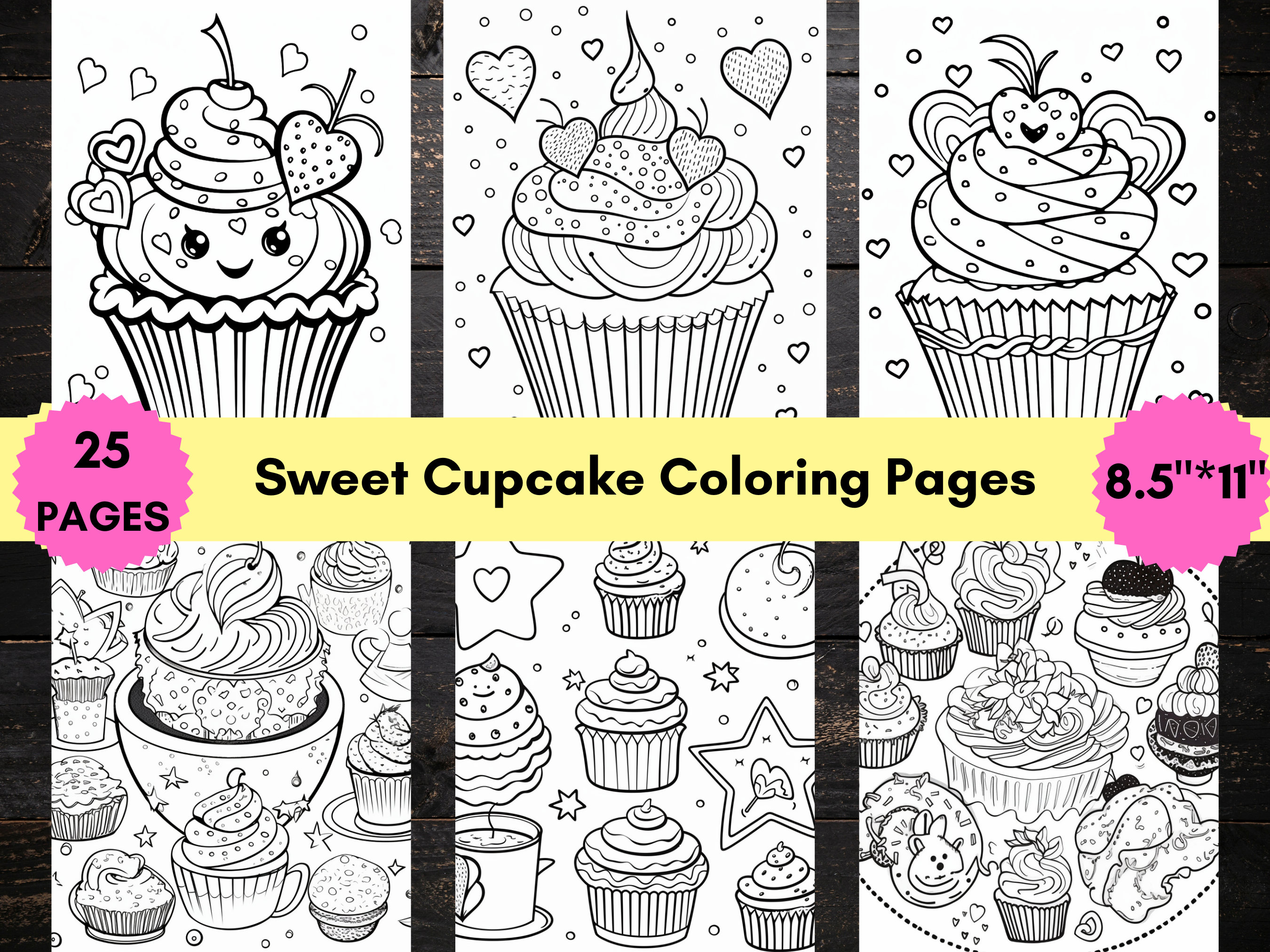 Sweets Coloring Pages for Kids, Sweets Printable, Coloring Pages of Ice ...