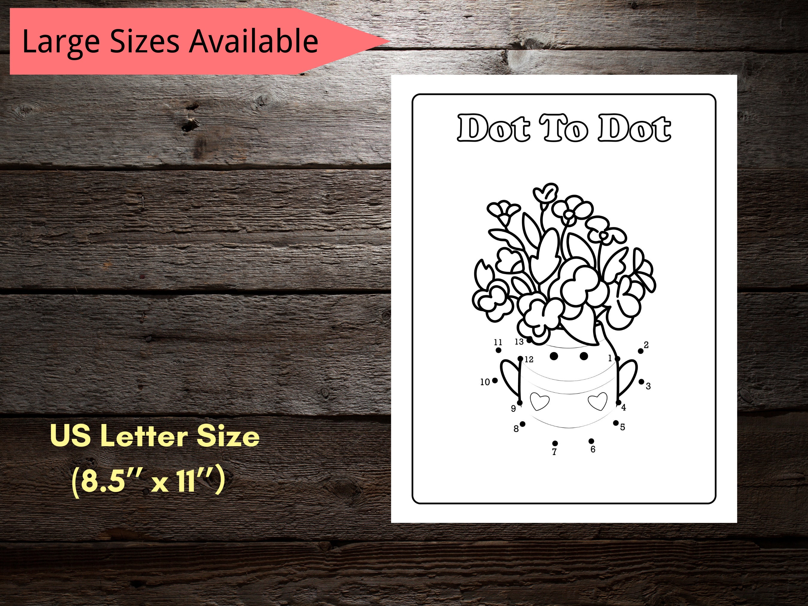 Dot to Dot Worksheet Connect the Dots Book Pages Kids Dot-to-dot ...