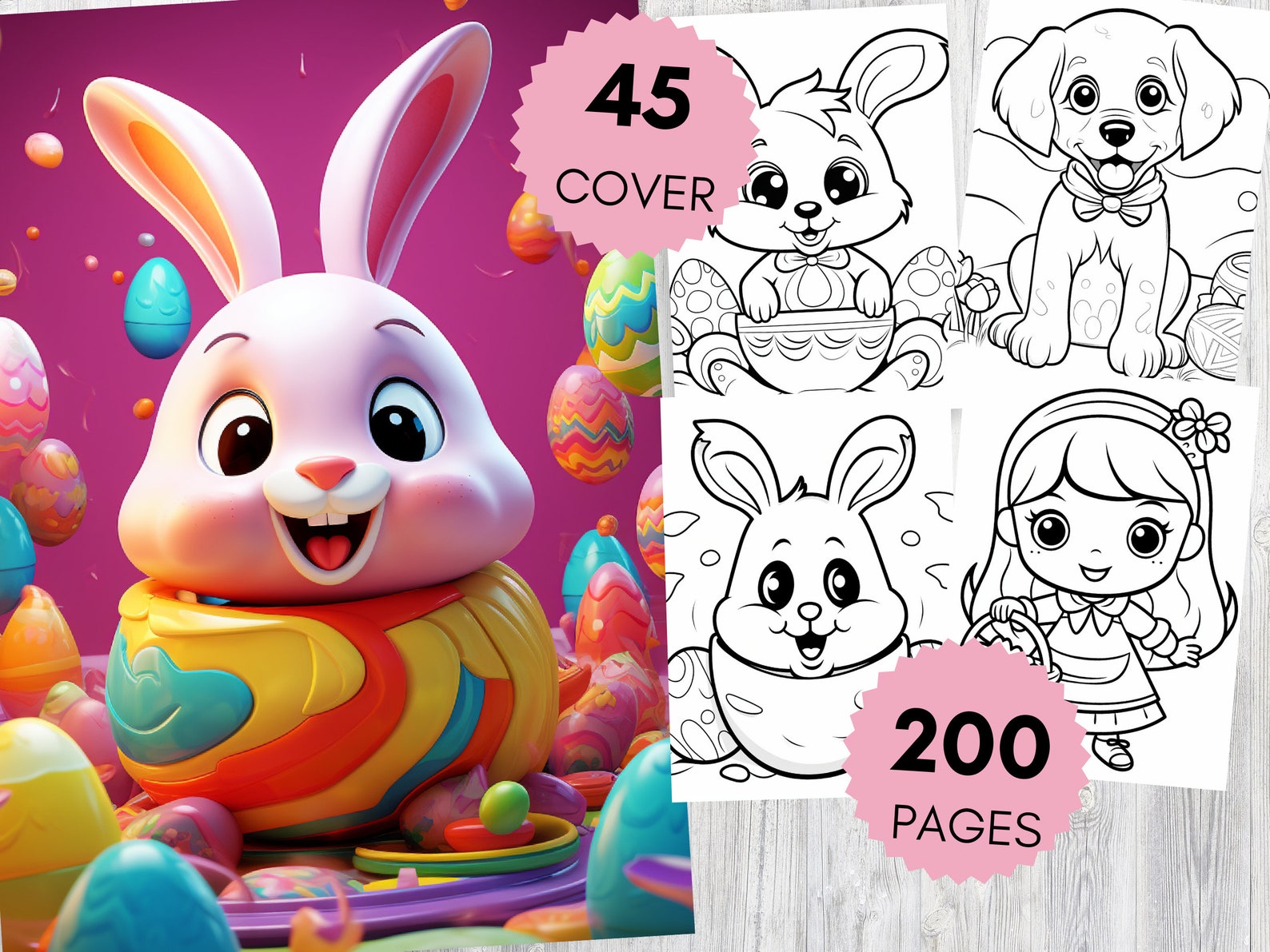 200 Easter Coloring Pages for Kids, Easter Coloring Pages, Easy ...