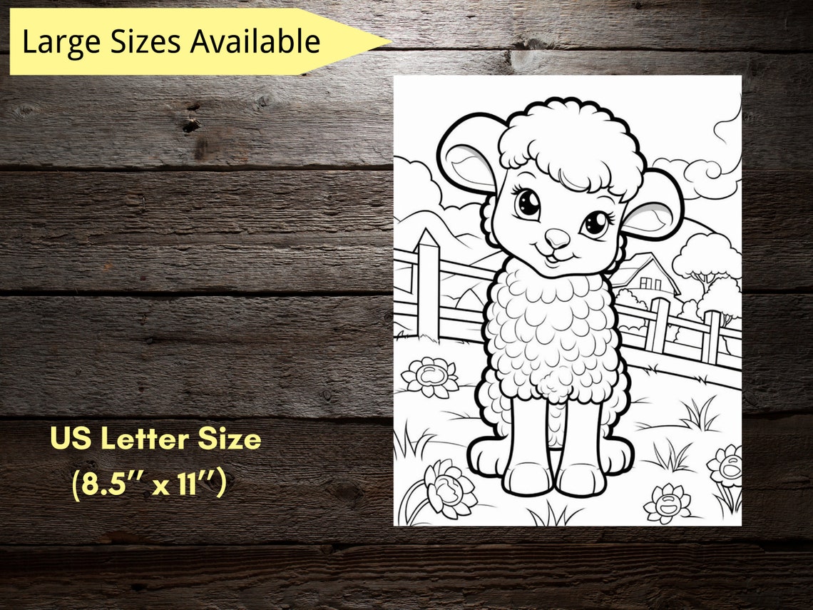 180 Cute Farm Animal Coloring Pages | Farm Animal Coloring | Stress ...