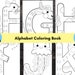 26 Pages Alphabet Coloring Book Printable for Kids, Alphabet Coloring ...