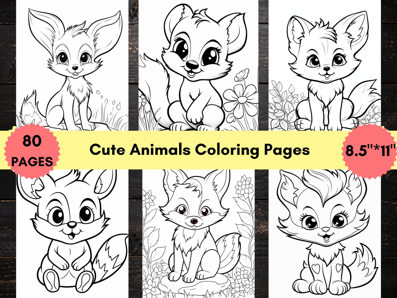 80 Cute Animals Coloring Pages, Printable Coloring Pages, Animals ...