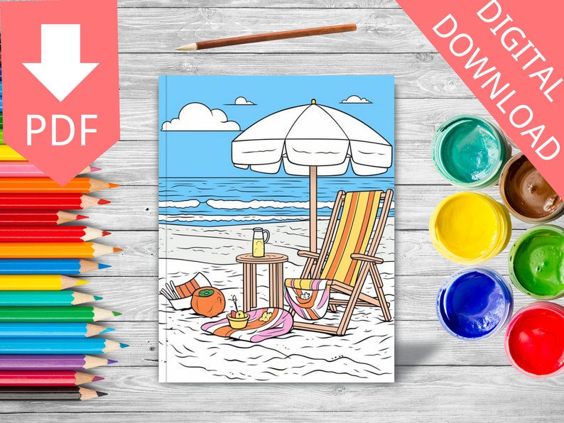 Summer Coloring Pages, 200 Printable Summer Holiday Coloring Pages for ...
