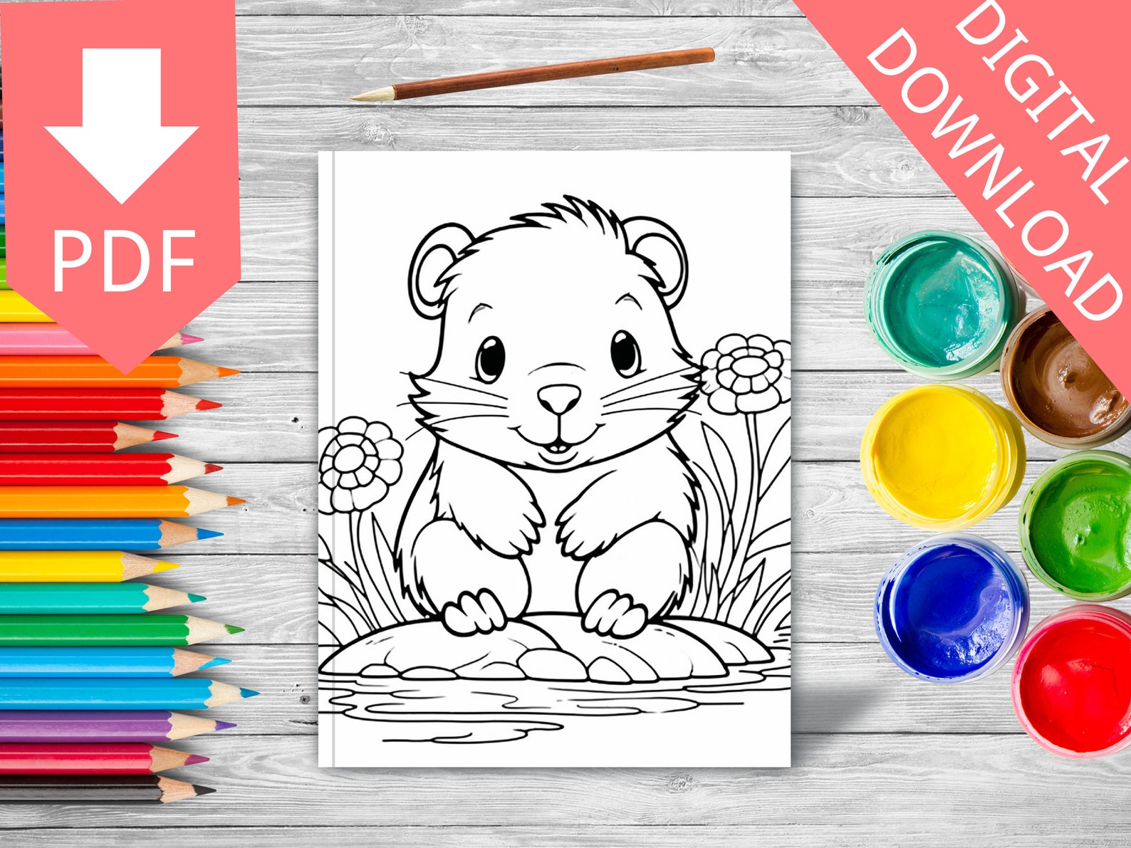 80 Cute Animals Coloring Pages, Printable Coloring Pages, Animals ...