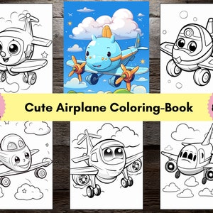 Airplane Coloring Pages, Airplane PDF, Airplane Printables, Airplane ...