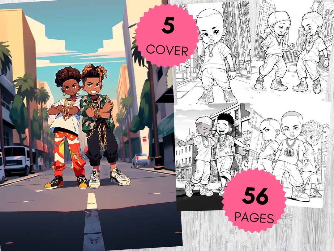 Black Boy Magic - Coloring Pages | 56 Afro Boy, Black Kids Coloring ...