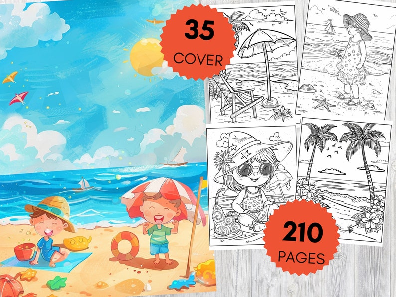 Summer Coloring Pages, 200 Printable Summer Holiday Coloring Pages for ...