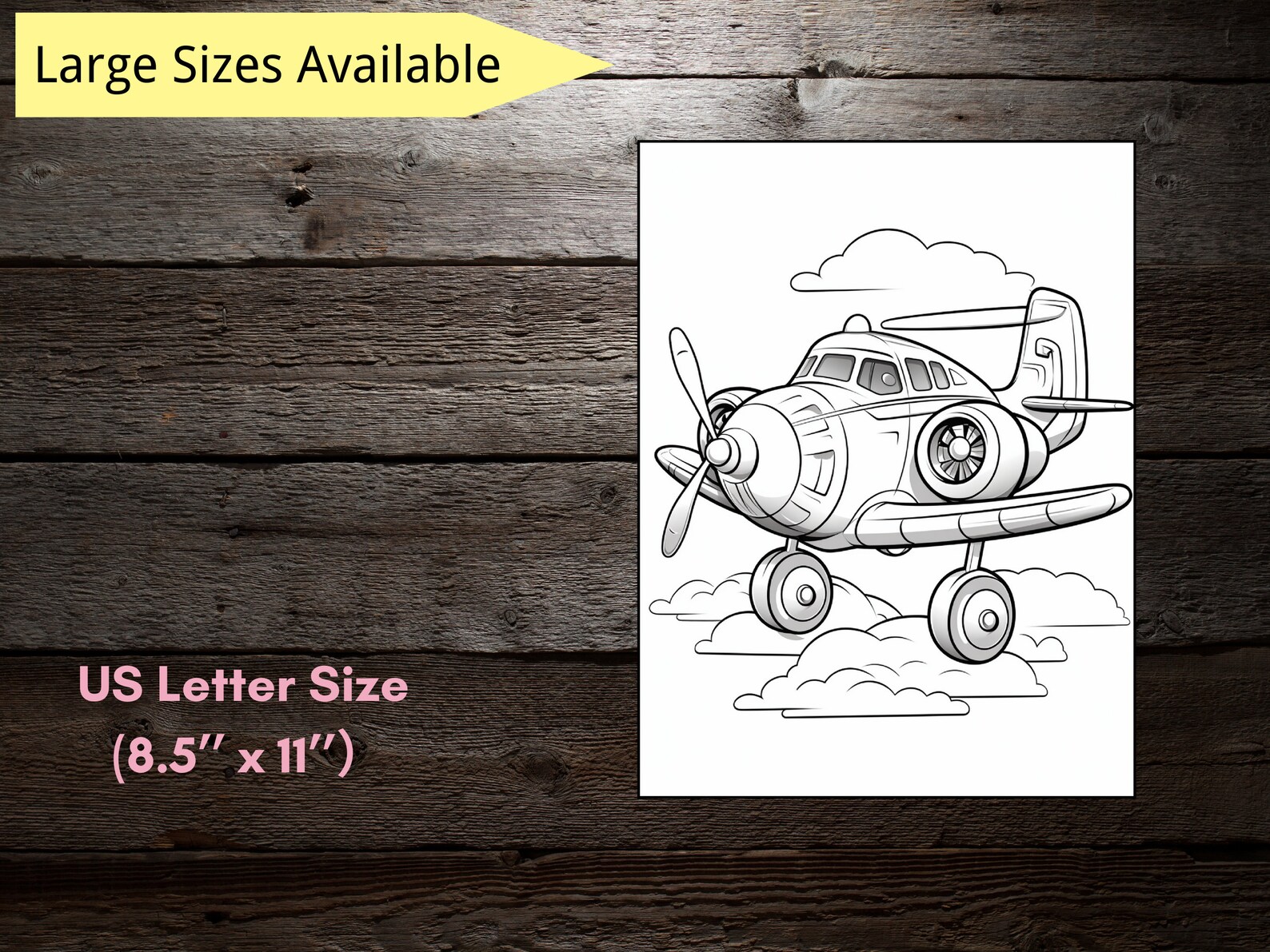 Airplane Coloring Pages, Airplane PDF, Airplane Printables, Airplane ...