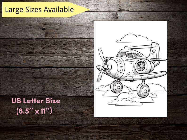 Airplane Coloring Pages, Airplane PDF, Airplane Printables, Airplane ...
