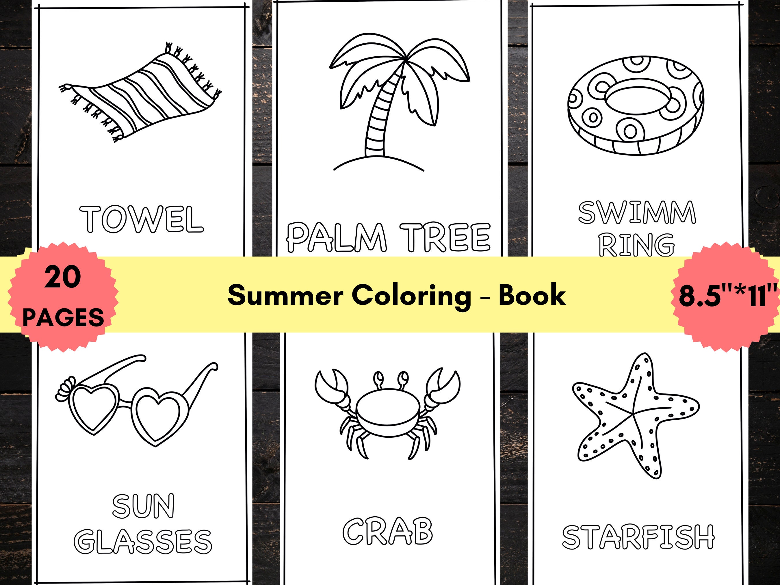 Summer Coloring Pages, 26 Printable Summer Holiday Coloring Pages for ...