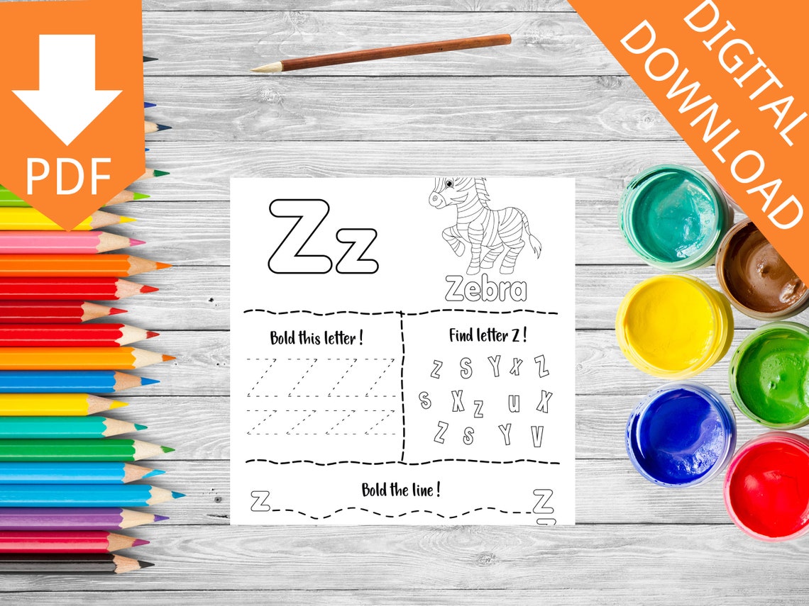 26 Pages, Alphabet Coloring Pages, Preschool Coloring Pages, Preschool ...