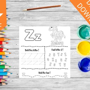 26 Pages, Alphabet Coloring Pages, Preschool Coloring Pages, Preschool ...