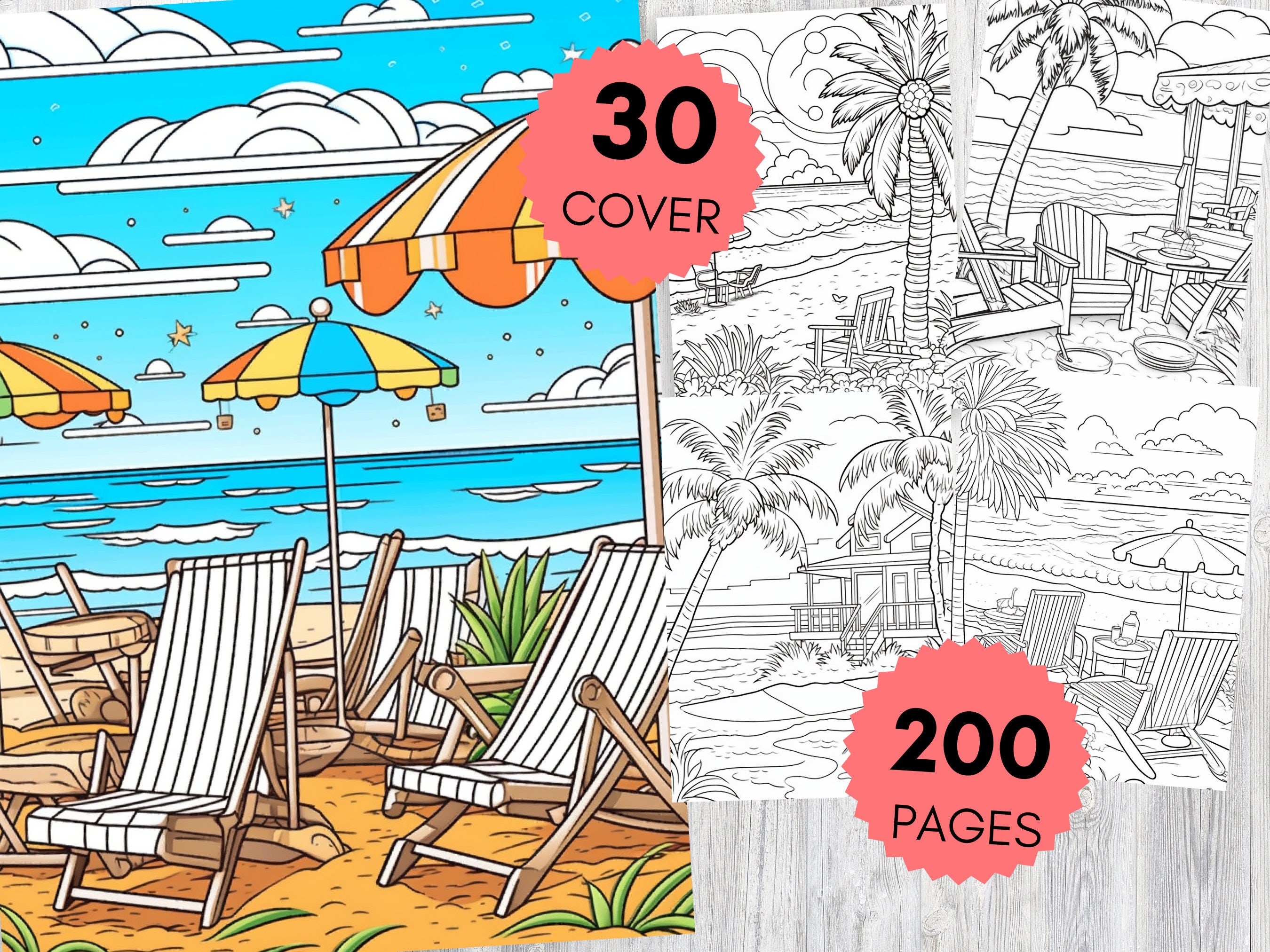 Summer Coloring Pages, 200 Printable Summer Holiday Coloring Pages for ...
