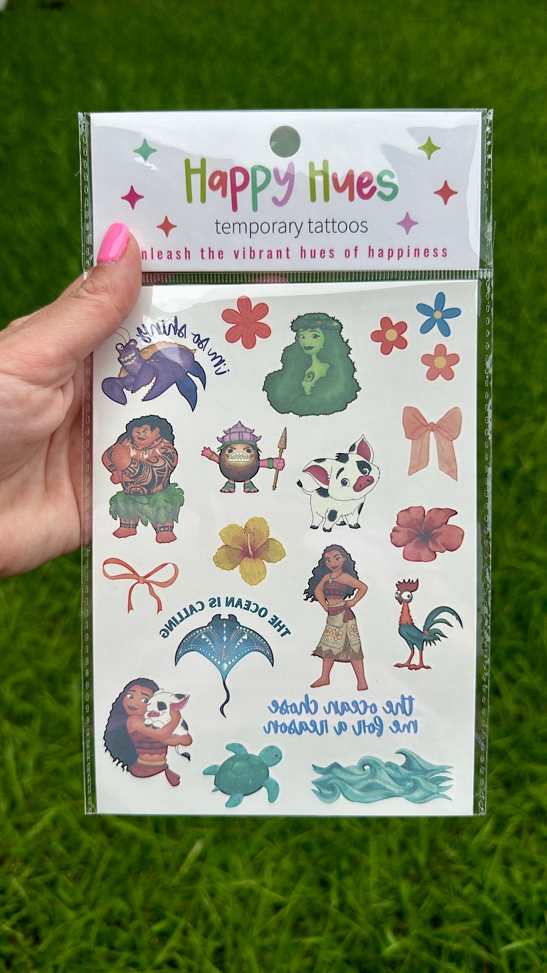 Daughter of the Chief Princess Temporary Tattoos, Orange Coquette ...