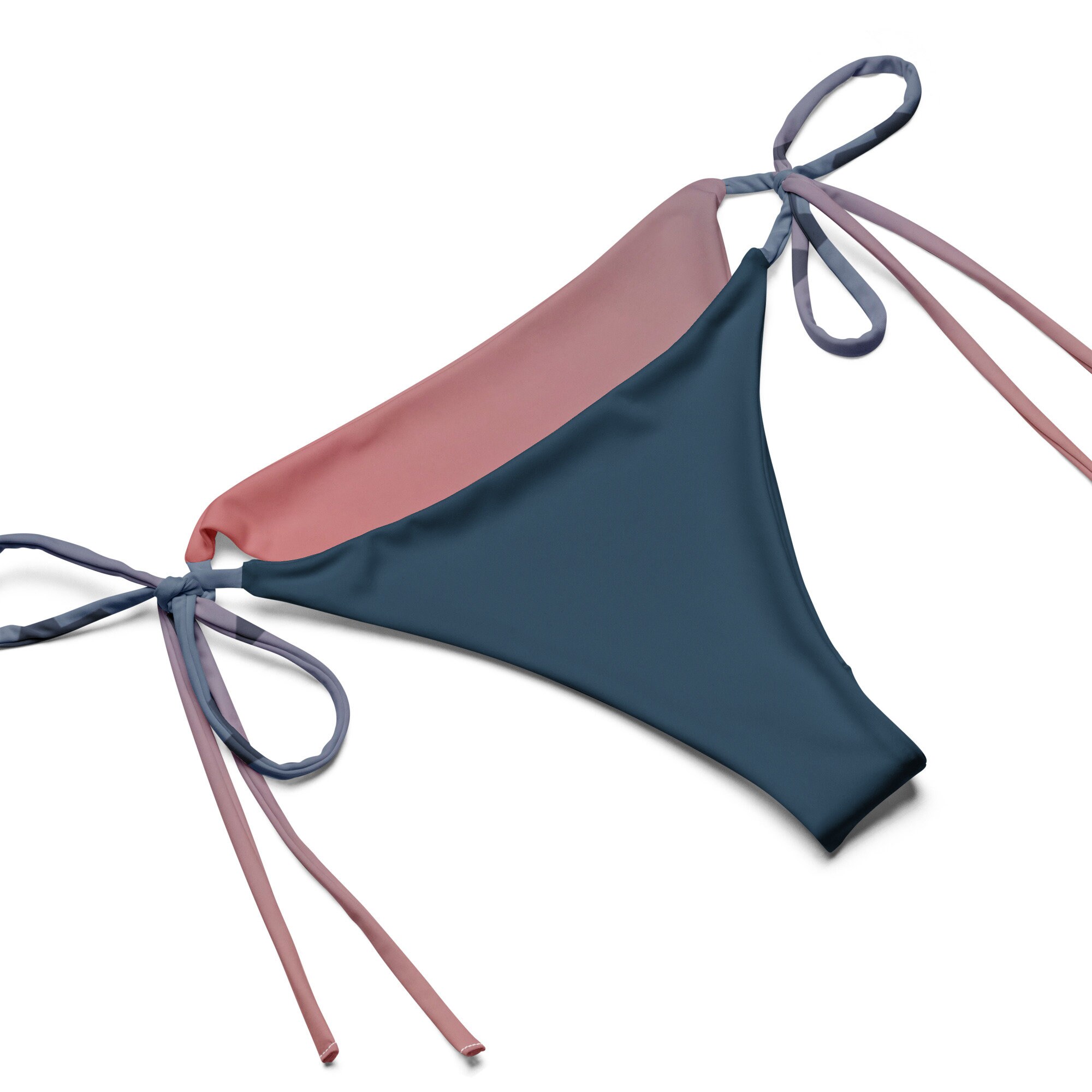 Boho RED, WHITE, BLUE Ombre String Bikini - Etsy