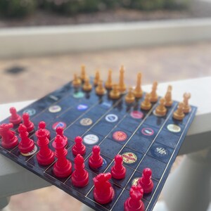 Resin Chess Set - Etsy