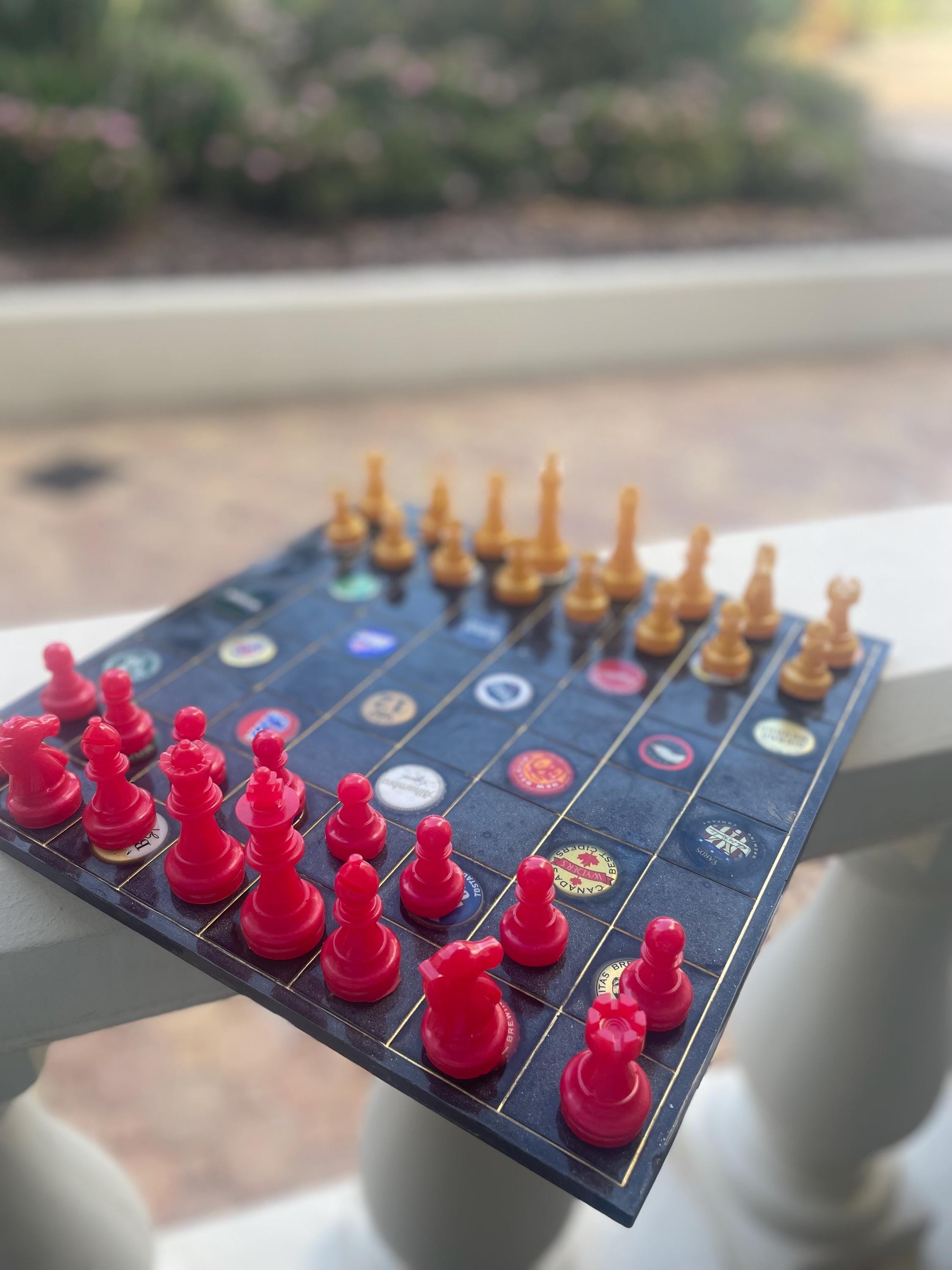 Resin Chess Set - Etsy