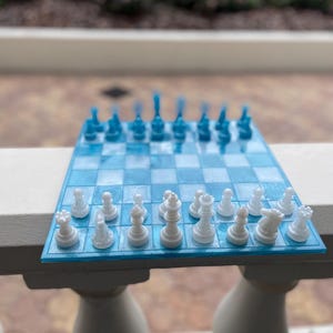 Resin Frozen Themed Chess Set - Etsy
