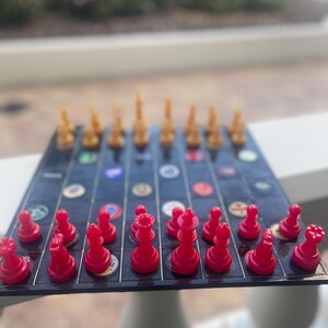 Resin Chess Set - Etsy