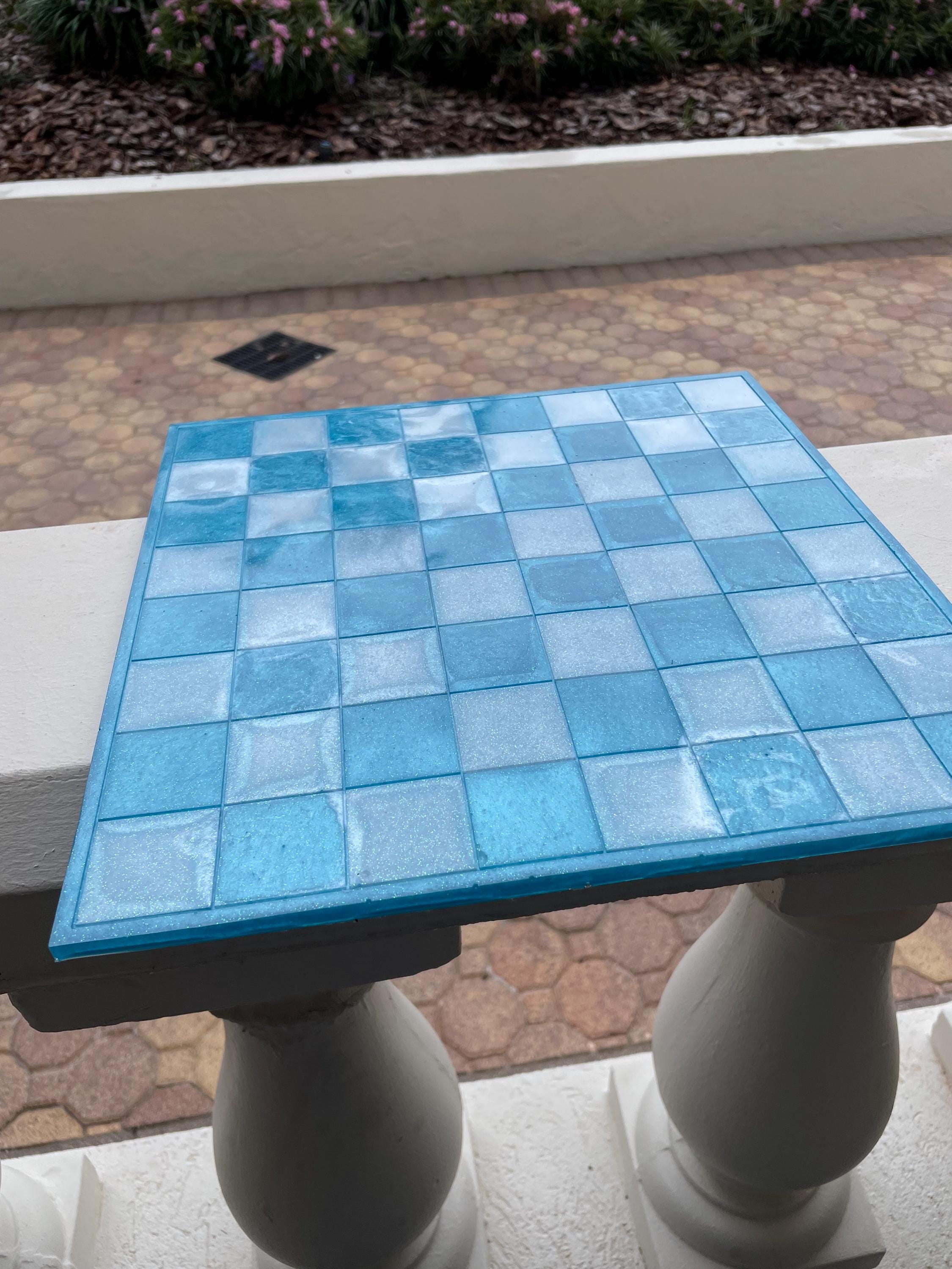 Resin Frozen Themed Chess Set - Etsy