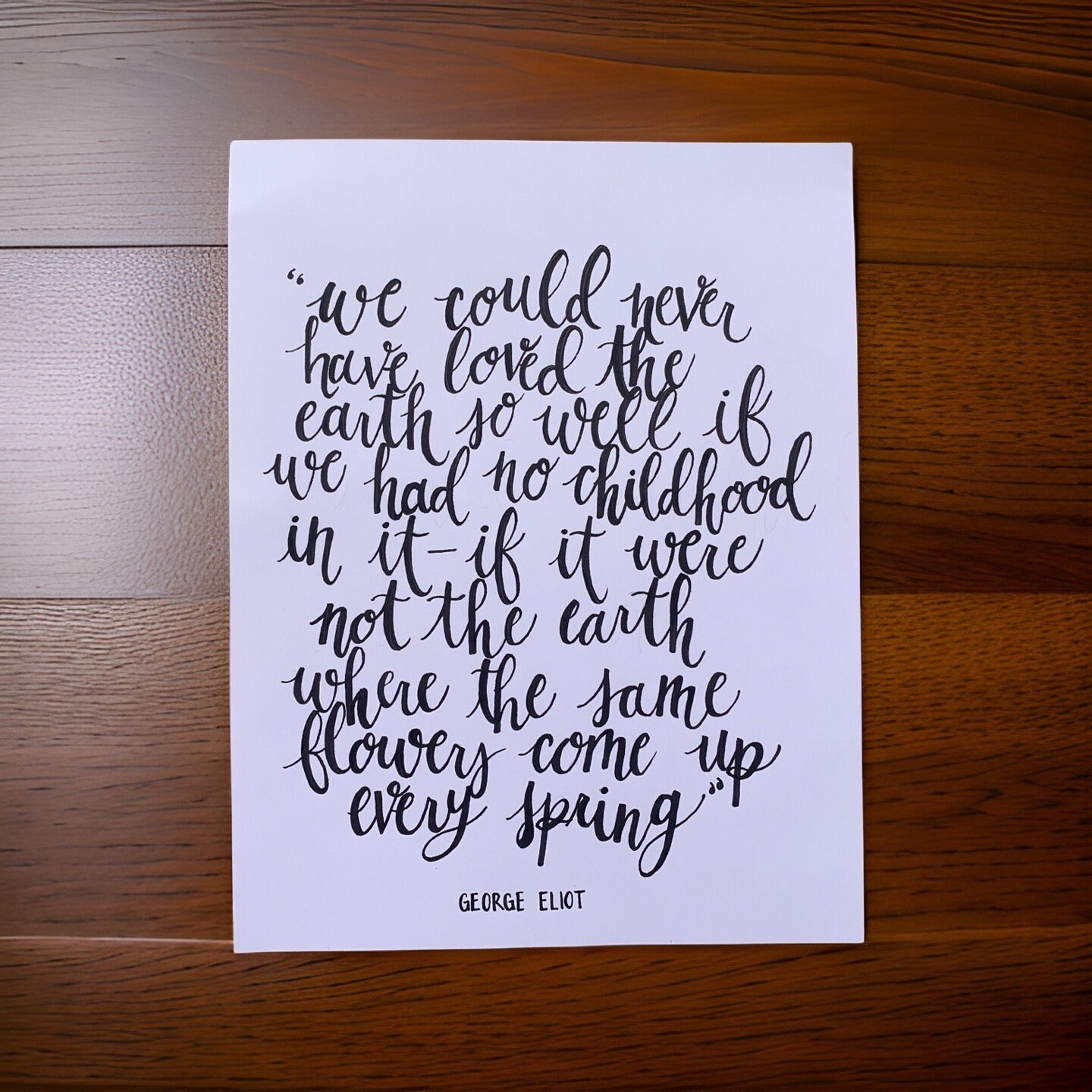 CUSTOM CALLIGRAPHY PRINT // Handwritten // Scripture Art // Lyric or ...