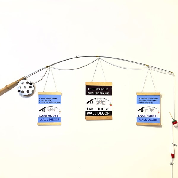 Fishing Pole Picture Frame - Etsy