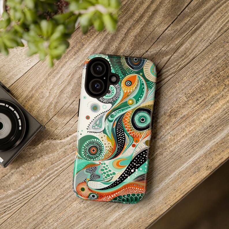 Australian Aboriginal Dot Painting Case for iPhone 16 15 Pro Case ...