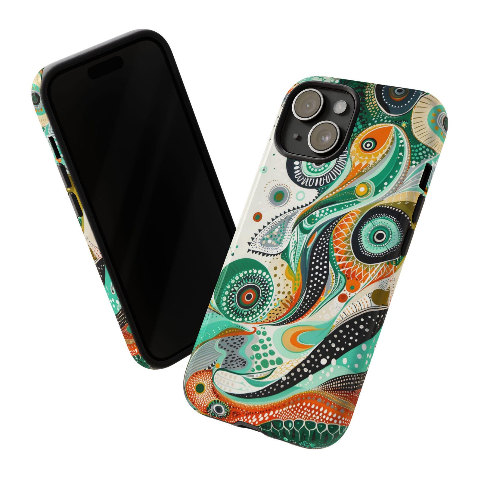 Australian Aboriginal Dot Painting Case for iPhone 16 15 Pro Case ...