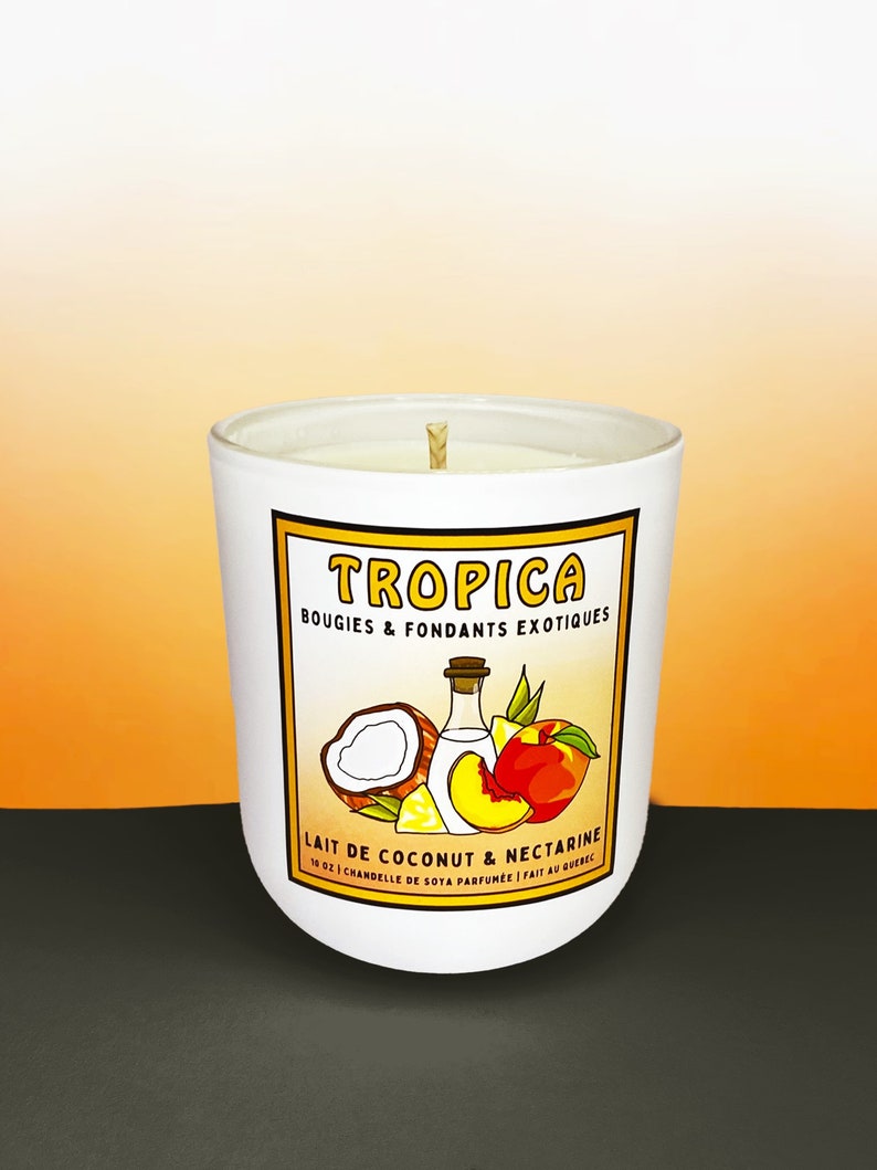 Coconut Milk and Nectarine | Exotic Candle | Tropica | Soy Candle ...