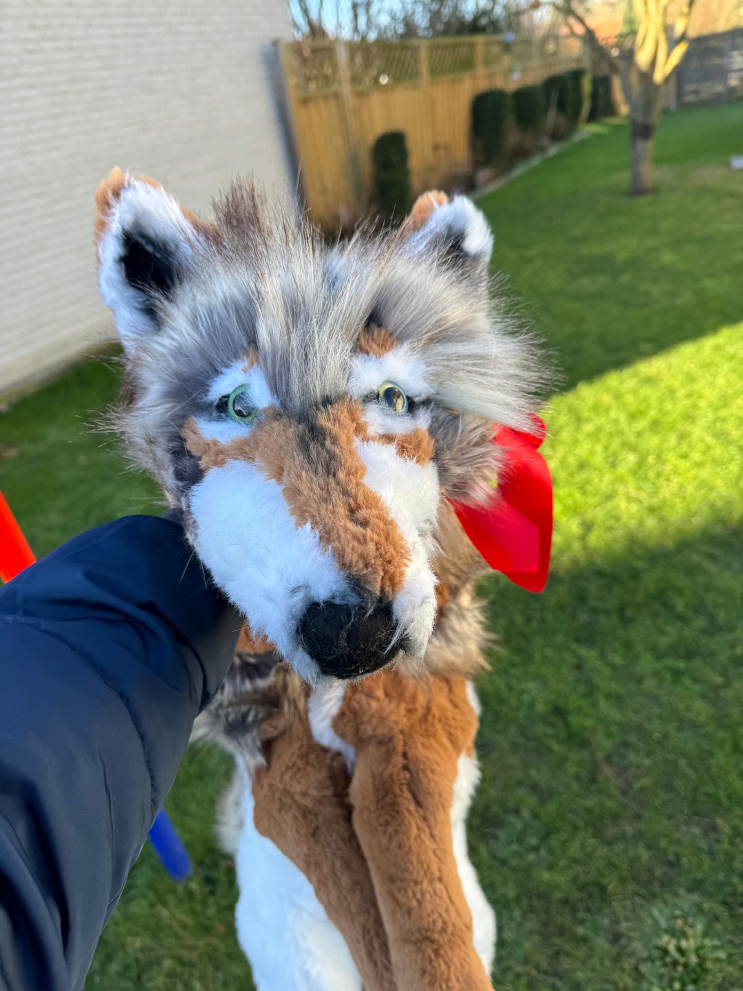 Realistic Plush Toy "wolf" - Etsy