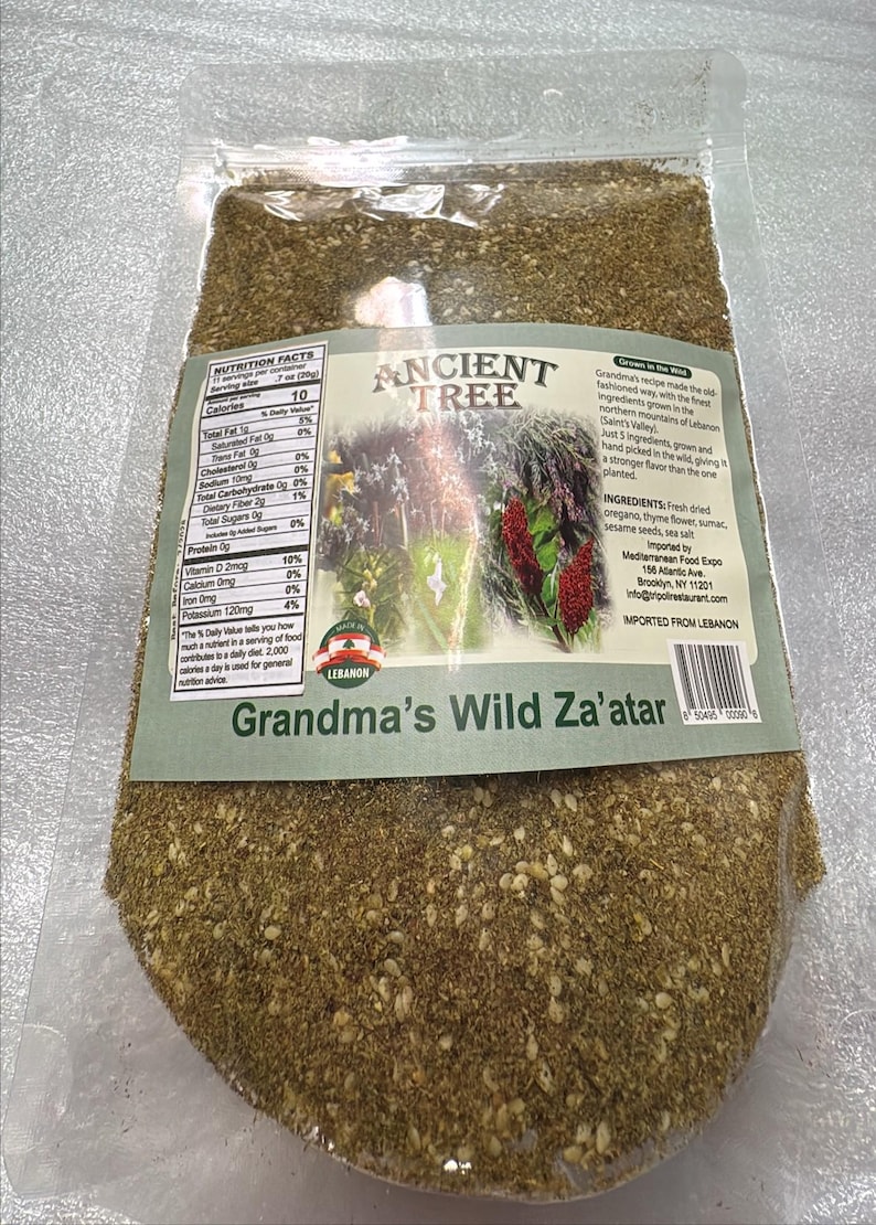 Ancient Tree Grandma's Wild Za'atar, Middle Eastern Zaatar Powder ...