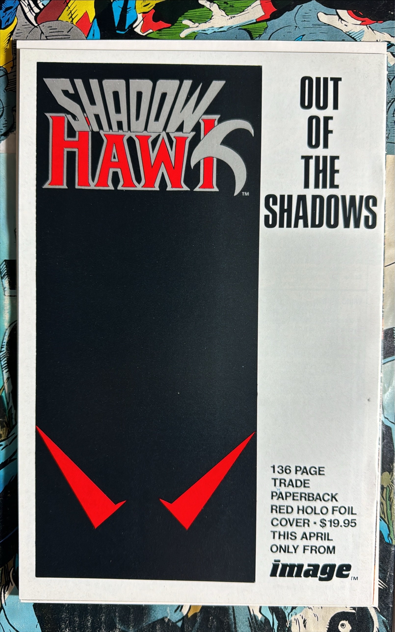 Shadow Hawk 1, 2, 3, 4 Lot of 4 Image Comics Full Mini Series 1992-1993 ...