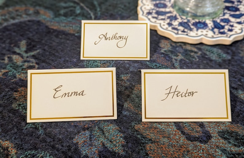 Handwritten Place Cards - Etsy