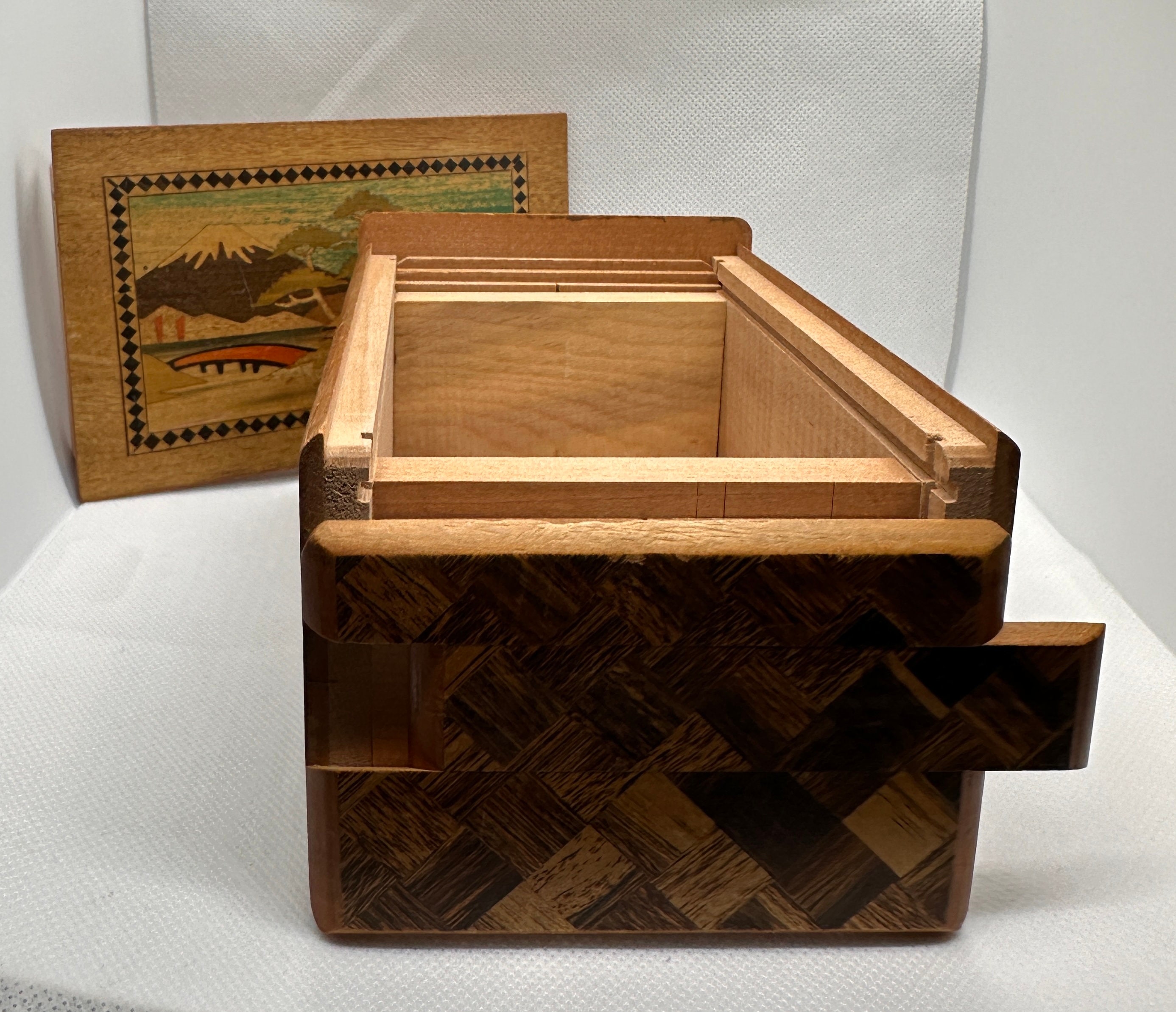 Antique Japanese Puzzle Box - Etsy