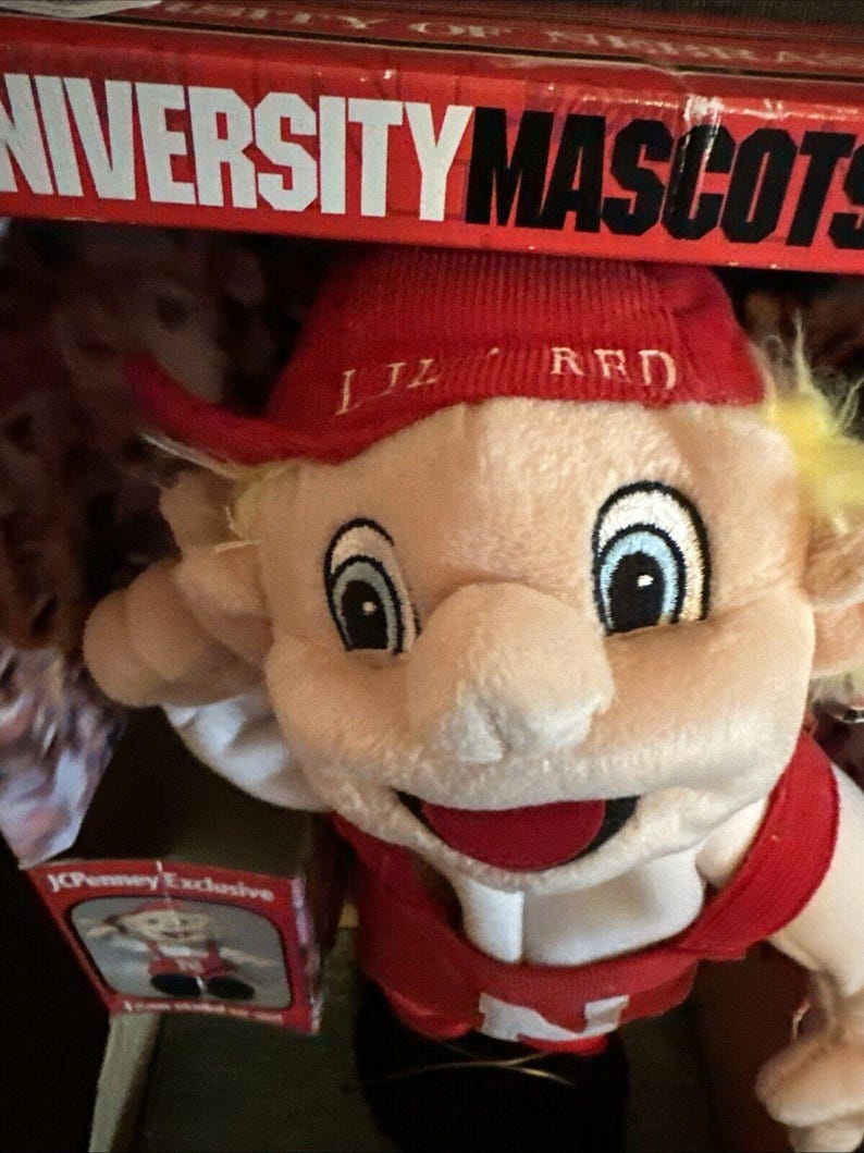 Gemmy University Mascots Collection Nebraska Cornhuskers 2001 Animated ...