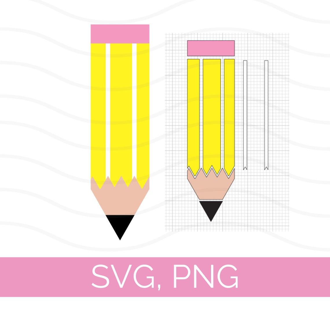 Creative Pencil SVG, PNG Bundle: Instant Download for Art Enthusiasts ...