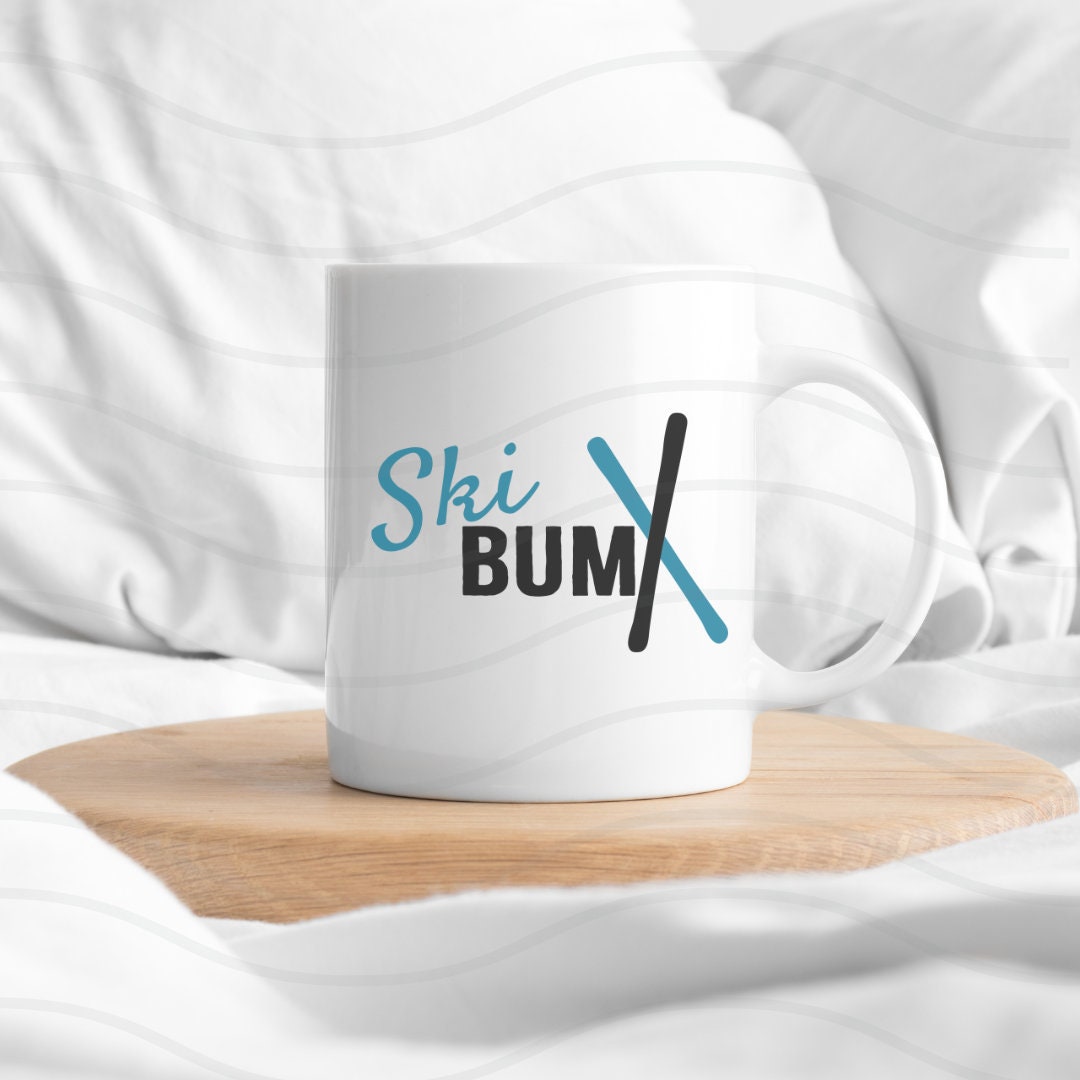 Ski Bum Cutting File, Svg, Png, Jpg File - Etsy