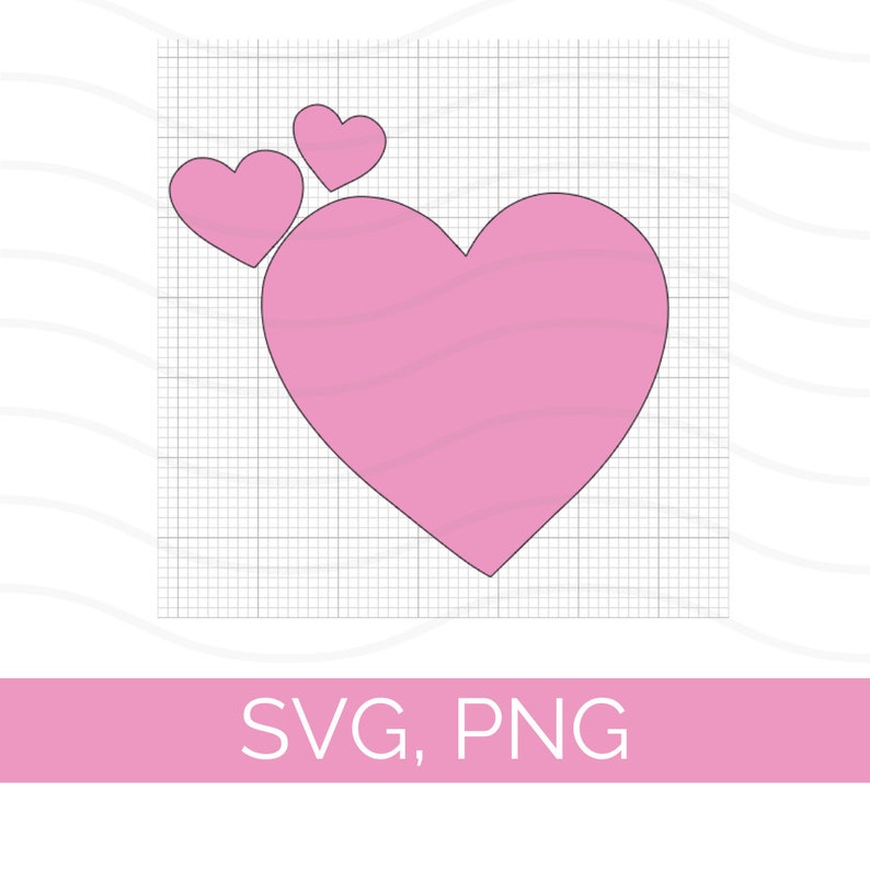 Corazón SVG, PNG, Archivo de corte Cricut - Etsy México