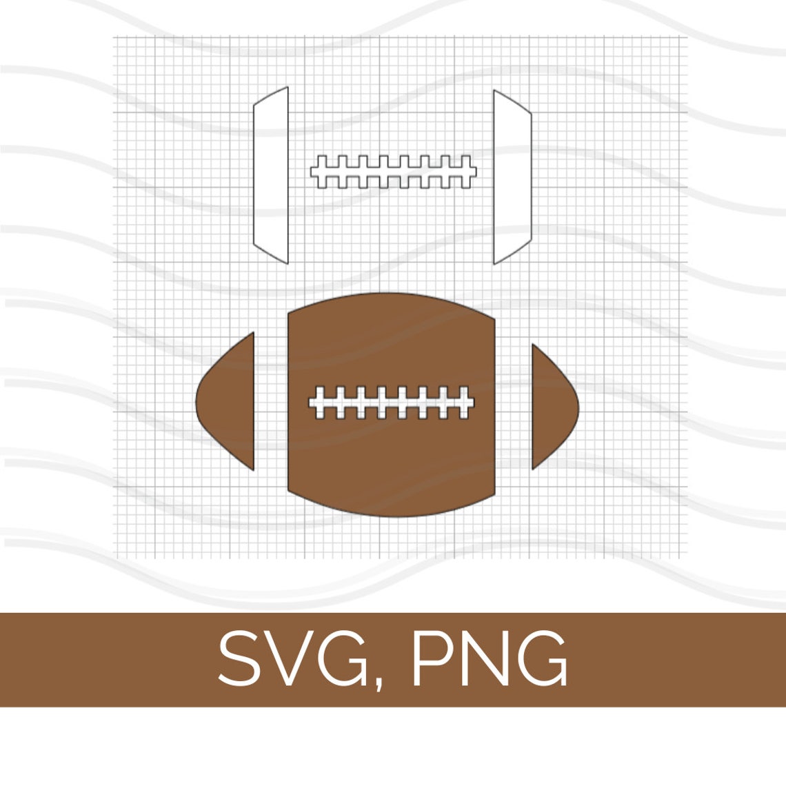 Spirited Football SVG, PNG Bundle: Instant Download for Sports ...