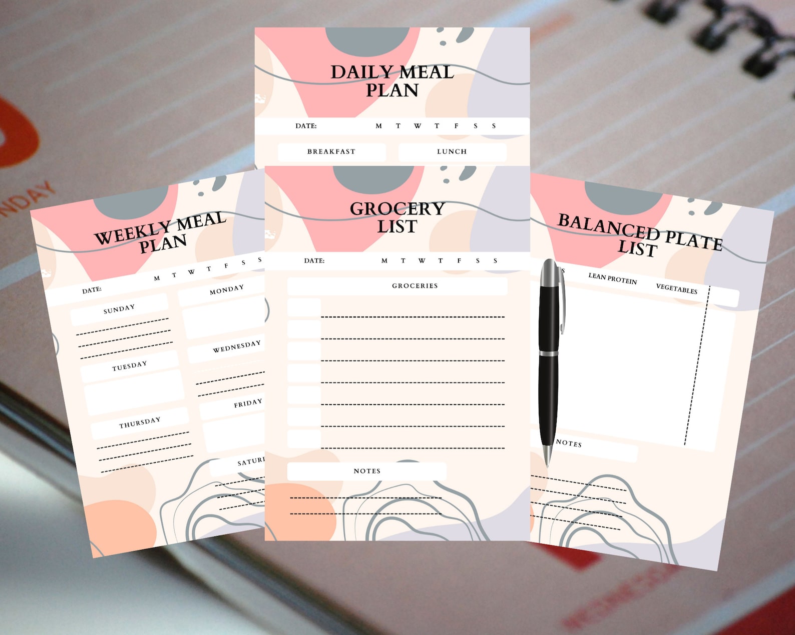 Editable Grocery List, Printable Shopping List, Printable Grocery ...