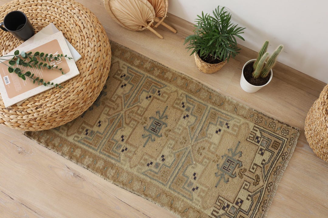 Turkish Rug 2x3,oushak Rug,2x3 Small Rug,2x3 Vintage Small Rug ...