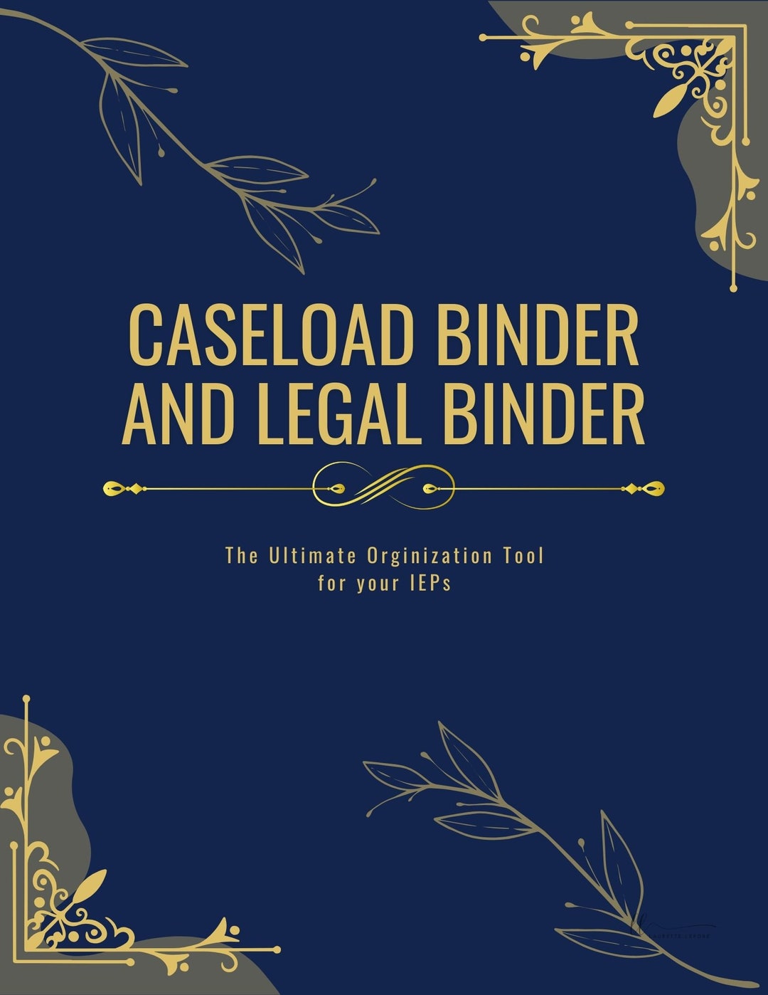 Special Education Caseload Folder Organizational Tool - Etsy