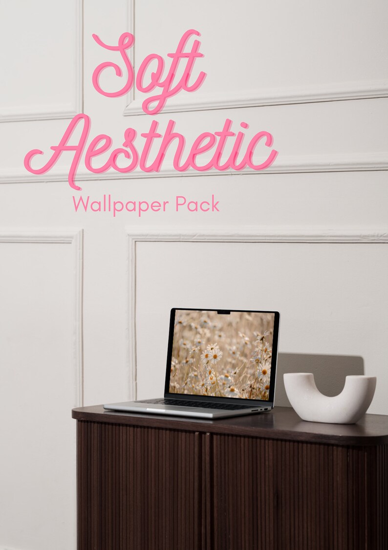 Soft Aesthetic Desktop Wallpaper Background Pack - Etsy
