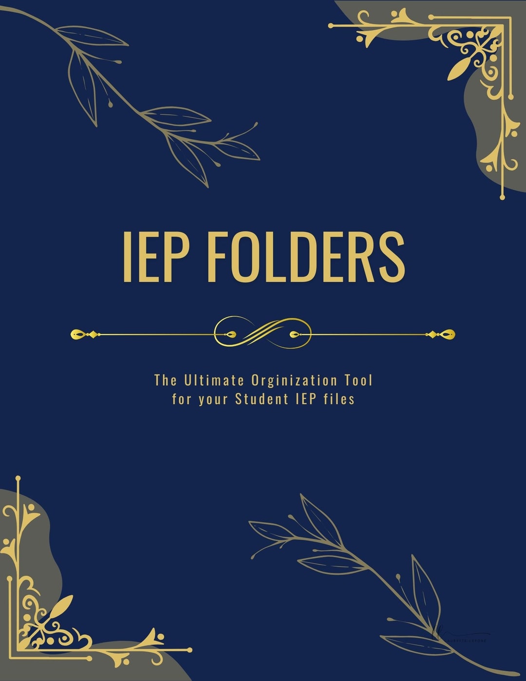 Special Education Student IEP Binder Organizational Tool - Etsy