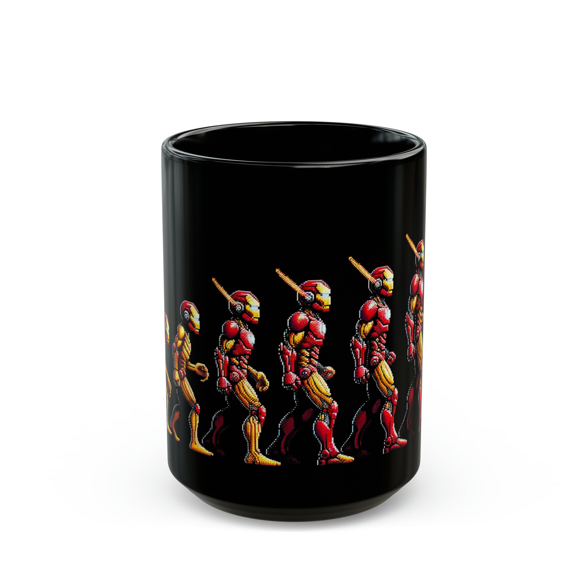 Cyborg Evolution Black Mug 15oz, Gift for Him , Gift for Her, Funny Mug ...