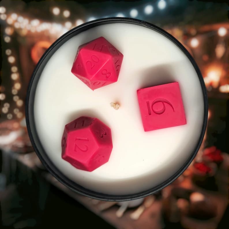 Happy Birthday Scented Candle - Dnd Dandd D20 Candle - Fantasy Gift ...