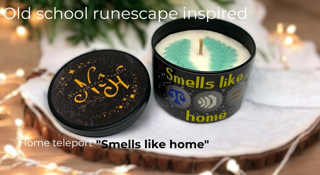 Old School Runescape Gift Candle / OSRS Inspired / Scented / Smells ...