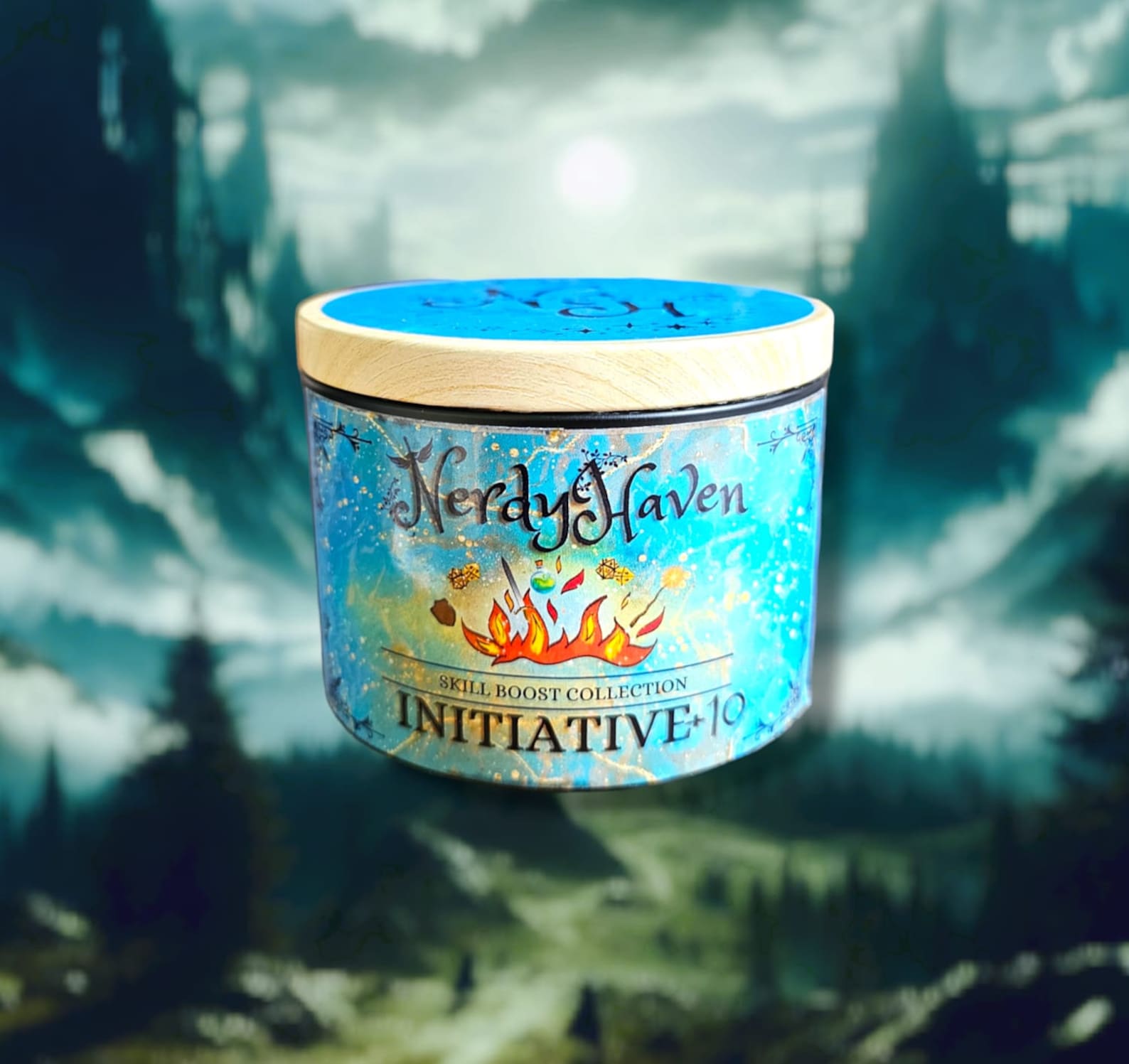 Dnd Dandd D20 Skill Boost Fantasy Candle Gift Candle Dungeons and ...