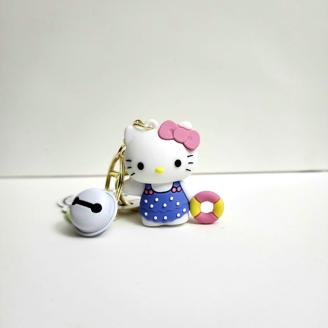 Hellokitty Keychain/ Kawaii/ Hellokitty Llavero/ Cute/ Sanrio Friends/ Gift for Her/ Accessories ...