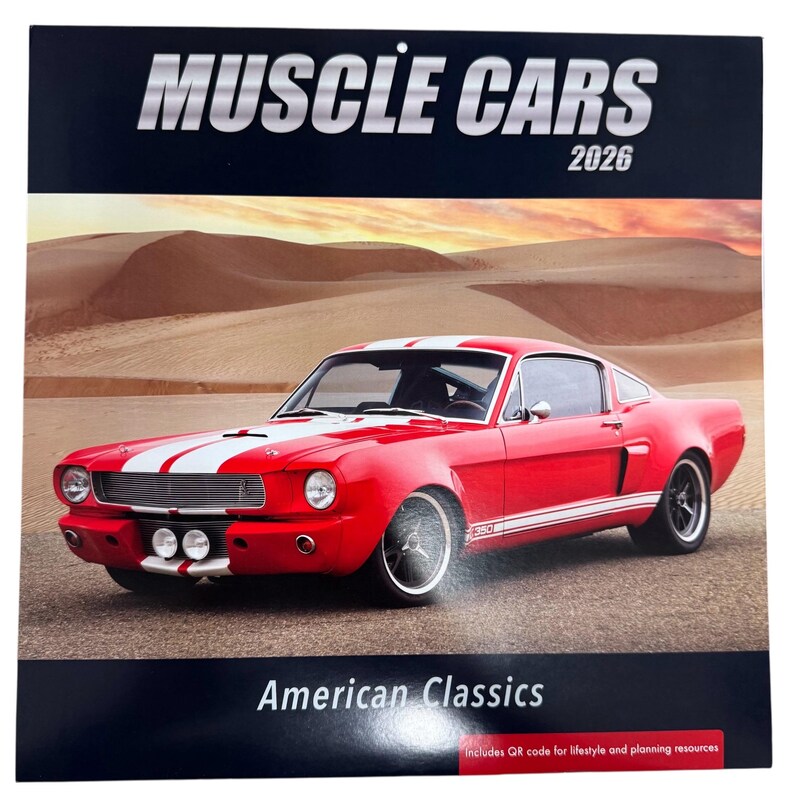 2026 Muscle Car Calendars - Etsy